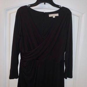 LOFT | Dresses | Loft Womens Black Long Sleeve Dress Sp | Poshmark